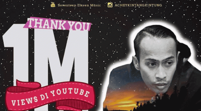 Video Lirik Achey Bochey Cecah 1 Juta Tontonan