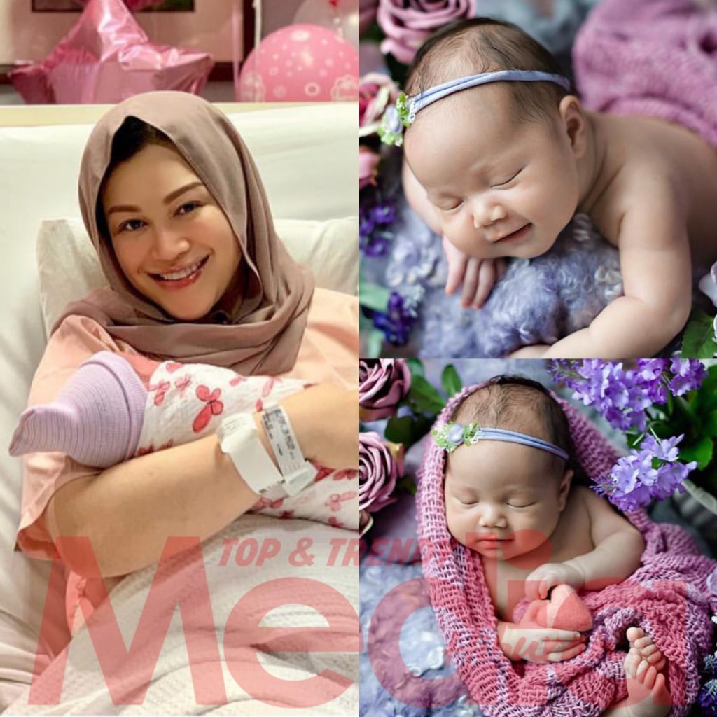 [GAMBAR] Sudah Berusia 44 Hari, Zizie Izette Kongsi Gambar Anak, Comel ...
