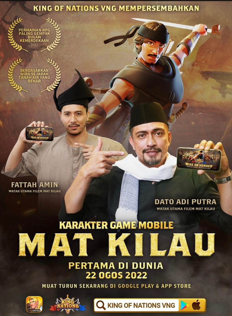 Mat Kilau Kini Ke Permainan Mudah Alih Pula