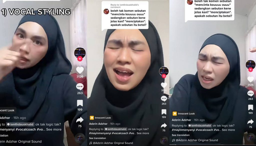 "Saya Akan Keluarkan Pendapat Paling Logik...," - Guru Vokal Adzrin ...