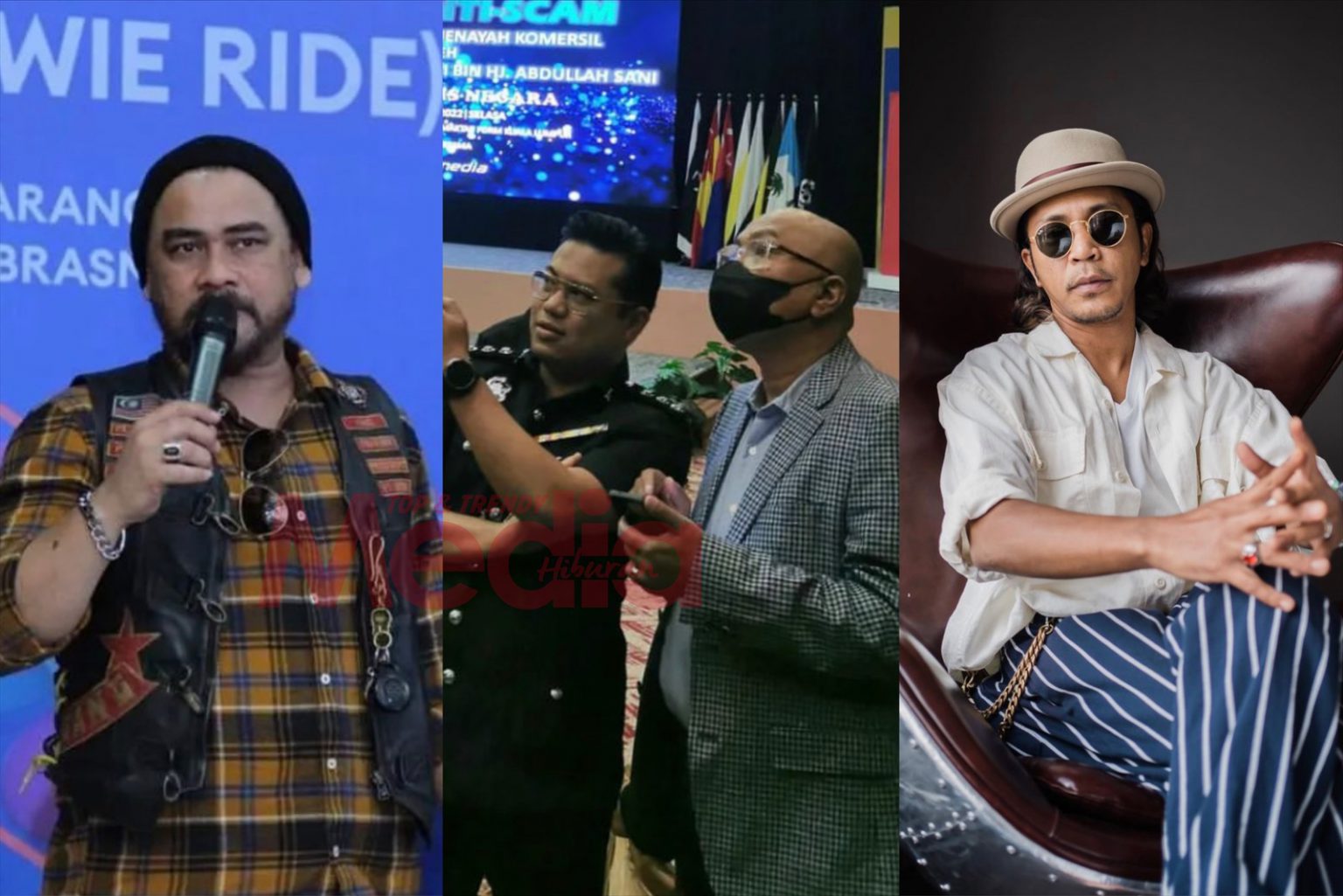Awie, Hattan & Hazama Antara Selebriti Dilantik Duta Anti-Scam PDRM